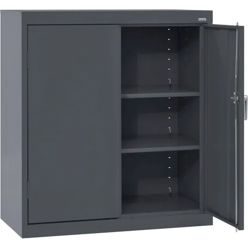 Sandusky® Classic Counter Height Storage Cabinet, 36"W x 24"D x 36"H ...