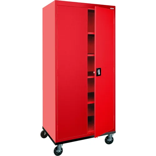 Sandusky® Transport Heavy Duty Mobile Storage Cabinet, 22 Gauge, 36"W x ...