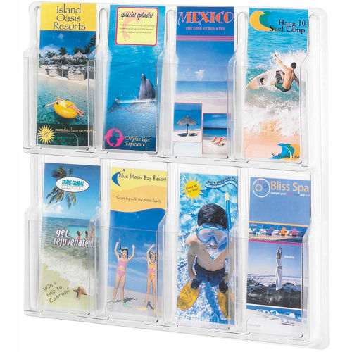 Clear 8 Pamphlet Display