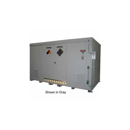 Securall® 32 Drum Agri-Chemical Storage Building - Dim: 18'W x 8'D x 8'3"H