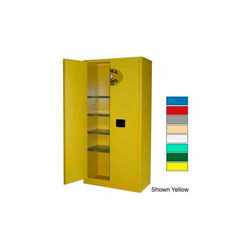 Securall® 36x18x72 Flammable Spill Containment Cabinet White