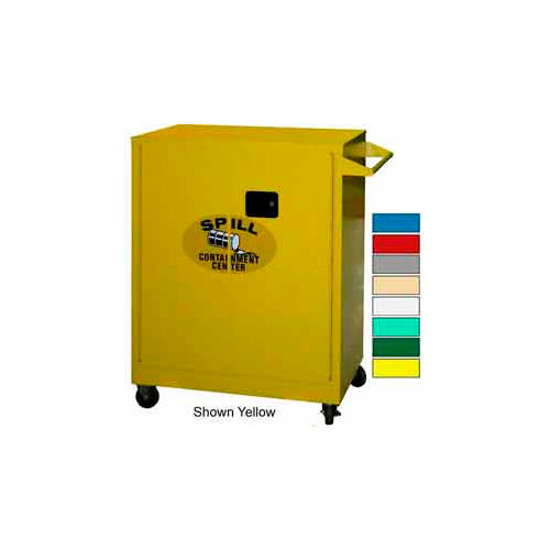Securall® Mobile Counter High Flammable Spill Containment Cabinet Beige