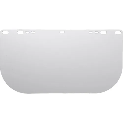 Jackson Safety® F20 Face Shield Window, PolyCarb, 8"L x 15-1/2"W, 1/16 ...
