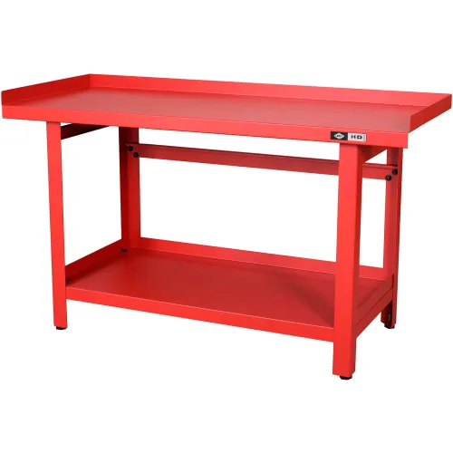 American Forge & Foundry® Heavy Duty Workbench, 61"W x 25"D, Red