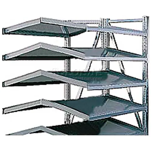 Steel Pick Shelving, 5 Level, Double,Tilt/Tilt, 78"H x 50"W x 48"D, Add-On
