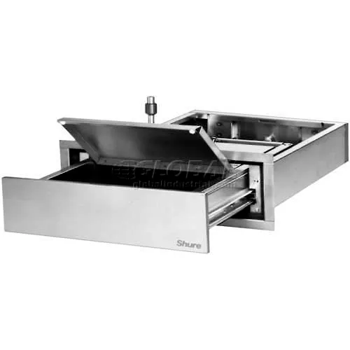 Shuresafe Security Drawer 670160 w/Full-Length Hinged Lid Deal Tray, UL ...