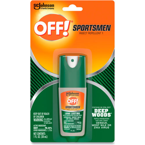 OFF!® Sportsman Deep Woods Sportsmen Spritz w/98% DEET, 1 oz. Spray ...