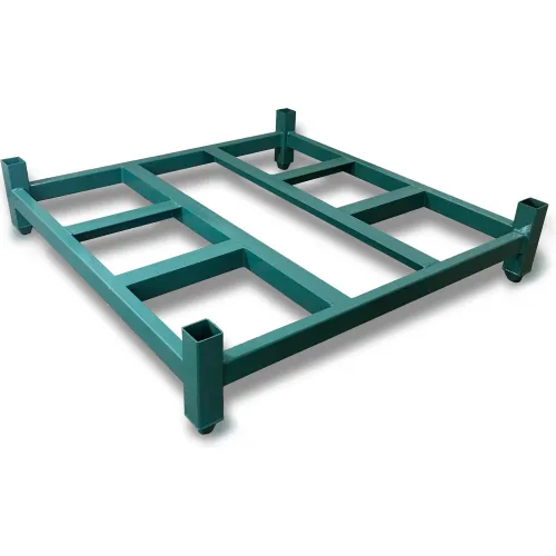 Steel King® Stack Rack Base, Open Deck, 60"W x 48"D x 8"H, 4000 lb ...