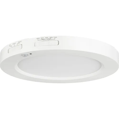 Sunlite® LED Round Mini Panel Motion Sensor Fixture, 13W, 1000 Lumens ...