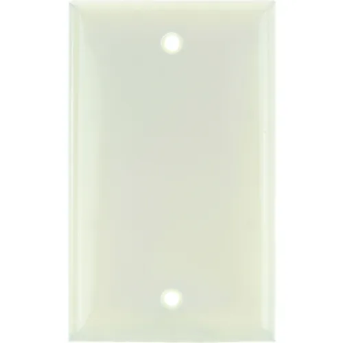 Sunlite® Blank Switch & Receptacle Plate, 1-Gang, Almond, Pack of 12