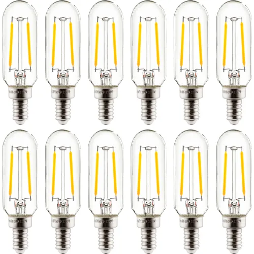 Sunlite® LED T8 Filament Light Bulb, E12 Base, 2W, 130 Lumens, 2700K ...