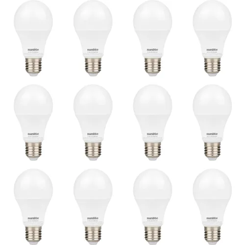 Sunlite® LED A19 Light Bulb, E26 Base, 6W, 480 Lumens, 5000K, Super ...