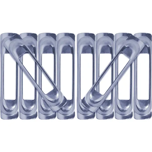 Snap-Loc® E-Track Weld-On Contoured Single Strap Anchor, Zinc, Pack of 10