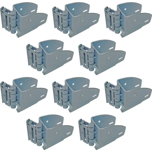 Snap-Loc® E-Track Wood Beam End Socket w/ Hinge, Steel, Pack of 10