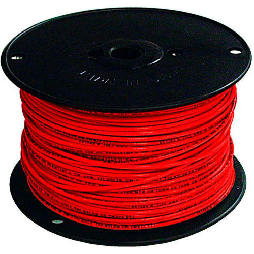 Southwire 27034801 TFFN 16 Gauge Building Wire, Stranded Type, Red, 500 ...