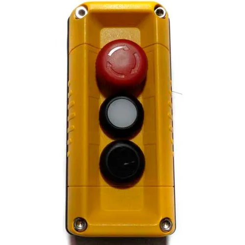 T.E.R., F71GY10020000001 VICTOR Wall Mount Control Station, Yellow, 3 ...