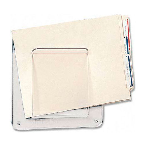 File/Chart Holder, 1 Compartment, 10"x2"x10-1/2", Clear