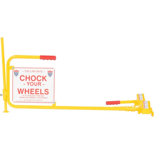 Railroad Flag Rail Car Chock, Sign & Single Wheel Rail Car Chock Combo ...