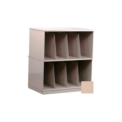 Stackbin® Two-Shelf X-Ray Storage Cabinet, Beige
