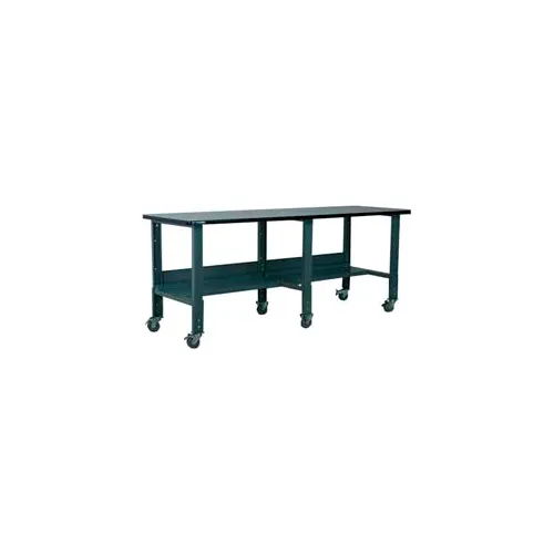 Stackbin 3512 Series Workbench W/ ESD Top & T Molding, 96"W x 36"D, Gray