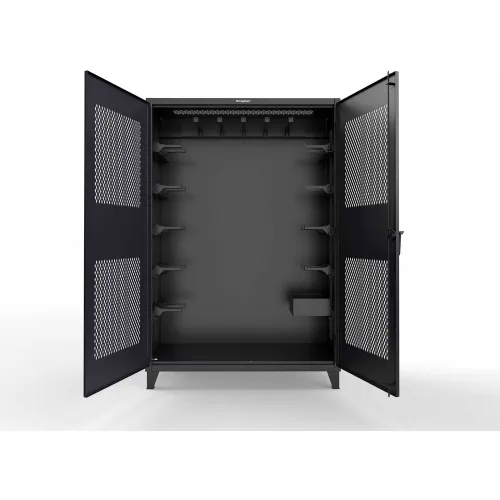 Strong Hold® Extreme Duty Rigging Cabinet with Ventilated Doors, 60"W x ...