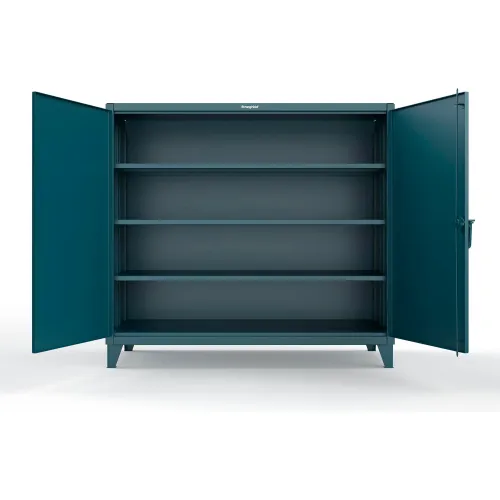 Strong Hold® Extreme Duty Cabinet with 3 Extra Deep Shelves, 72"W x 36 ...