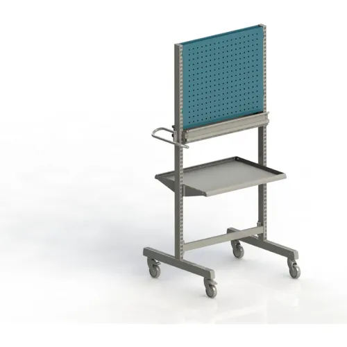 Treston High M36 Multi-Cart w/ 2 Panels & 2 Bin Rails, 37-1/8"W x 29-15 ...