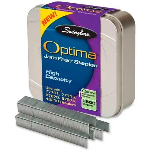 Swingline® Optima™ High Capacity Staples, 3/8" Leg Length, 125 Per ...