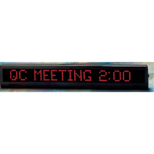 Alpha™ 215R Indoor LED Message Sign, Red