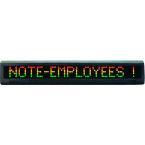 Alpha™ 215C Indoor LED Message Sign, Tri-Color