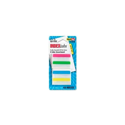 Redi-Tag® Removable Tabs, 2" x 11/16", Assorted Colors, 48 Tabs/Pack