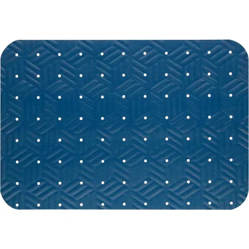 M+A Matting Wet Step® Drainable Mat, 2' x 3', Blue - 789010023
