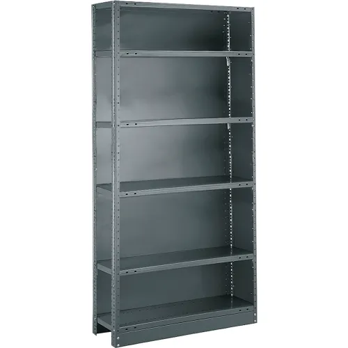 Tri-Boro Boxer 6 Shelf, 20 Ga Closed Perforated Steel Shelving, Add On ...