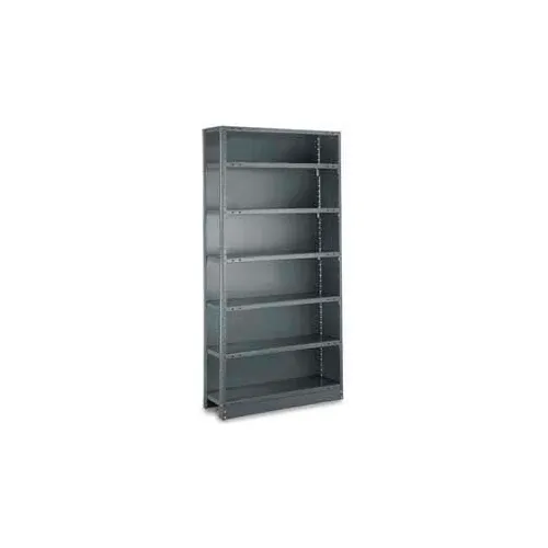 Tri-Boro Klip-It, 6 Shelf, Closed Steel Shelving, 36"W x 30"D x 85"H ...