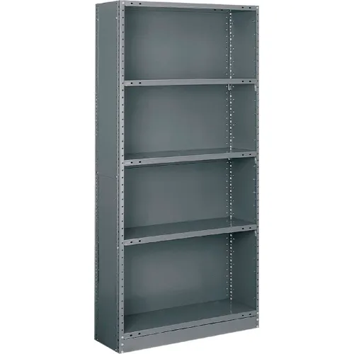 Tri-Boro Boxer 5 Shelf, 20 Ga Closed Perforated Steel Shelving, Starter ...