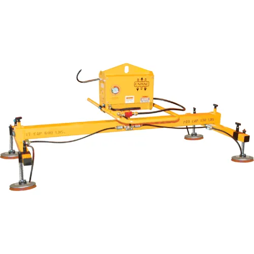 Univac Horizontal Twin Crossarm with 4 Pad Vacuum Lifter, 1240 Lbs ...
