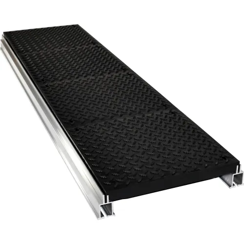 Wearwell® FOUNDATION Diamond-Plate Platform KIT 4"H x 18"W x 18"L
