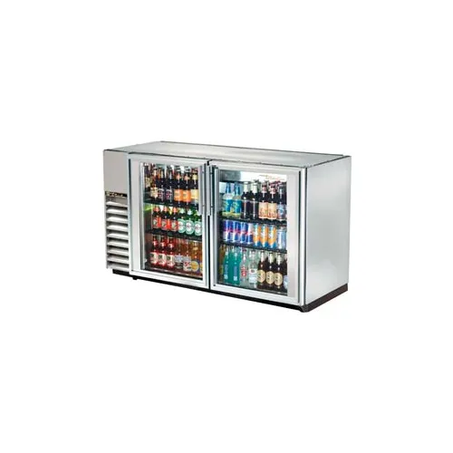 True® Back Bar Cooler 2 Section - 59-7/8"W X 24-1/4"D X 34-1/4"H ...