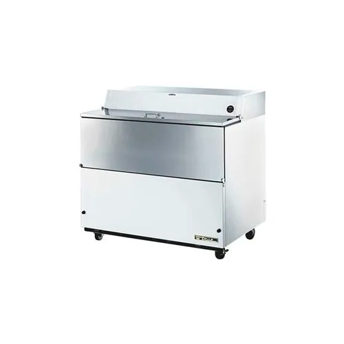 True® Mobile Milk Cooler 12 Crates - 49"W X 33-3/8"D X 41-1/2"H, White