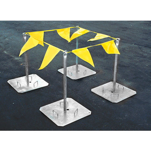 Tie Down Engineering Warning Line System, Galvanized Steel, 4 ...