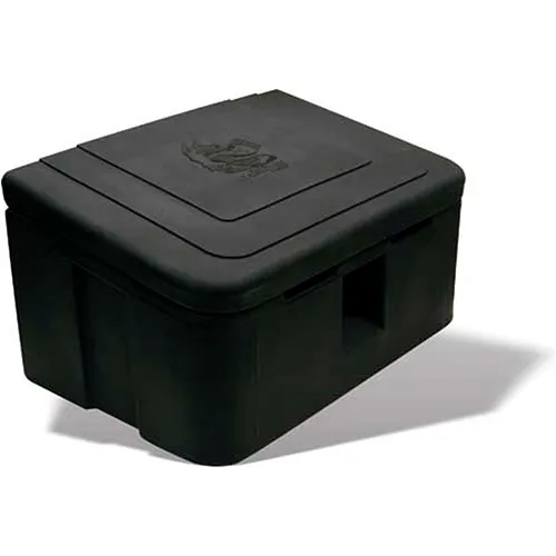 Buyer Products Poly Salt Storage Box 9031105 - 350 Lbs. Capacity 36"L x ...