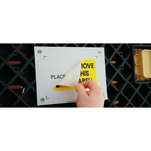 Kennedy Group Board Container Placard Label Holder IPX-17 - 4 Holes,w ...