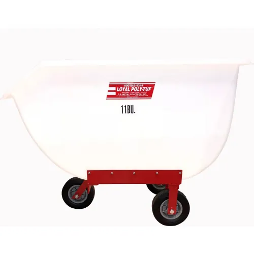 Poly-Tuf® 11 Bushel 3 Wheel Polyethylene Nursery Cart P11-3WI