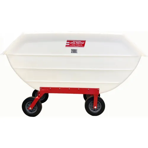 Poly-Tuf® 20 Bushel 4 Wheel Polyethylene Nursery Cart P20-4WI