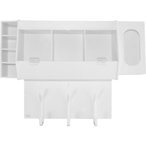 TrippNT™ White Lab Entry Gowning Changing Room Station, 18"W x 7"D x 20"H