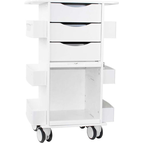 TrippNT™ Deluxe Medical Cart with Clear Sliding Door, 23"W x 19"D x 35 ...