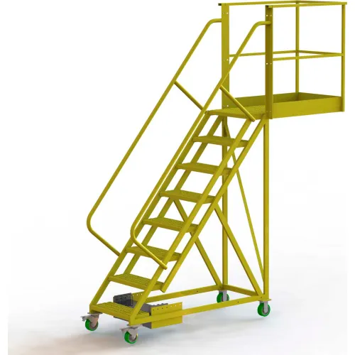 Unsupported 8 Step Cantilever Ladder with 40" Long Platform ...