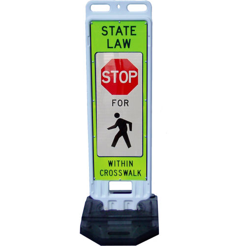 Vizcon Traffix Devices Step -N-Lock Panel,"Stop for Pedestrian Within ...