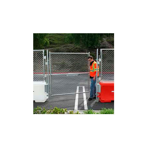 TrafFix Devices Water-Wall™ Fence, 6' Single Gate, 45032-WWFG-C