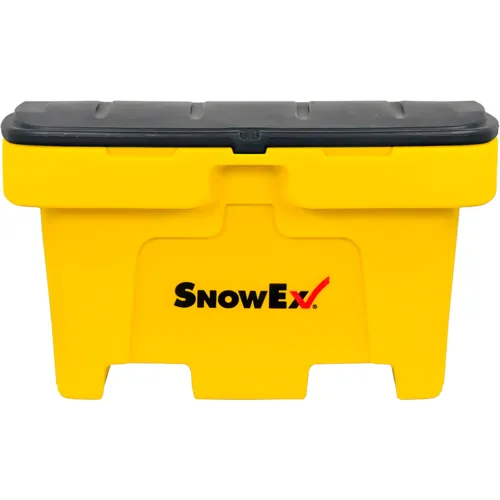 SnowEx® Salt Storage Box, Nest, 48"L x 33-1/4"W x 27-3/4"H, 960 lb. Cap ...